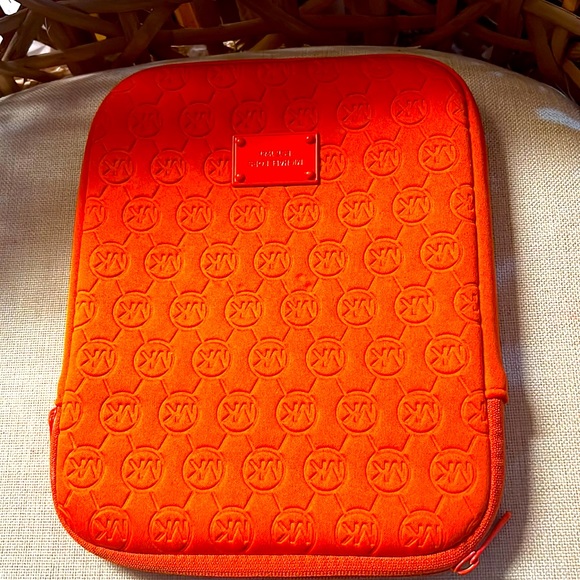 Michael Kors | Other | Michael Kors Signature Ipad Case Orange | Poshmark